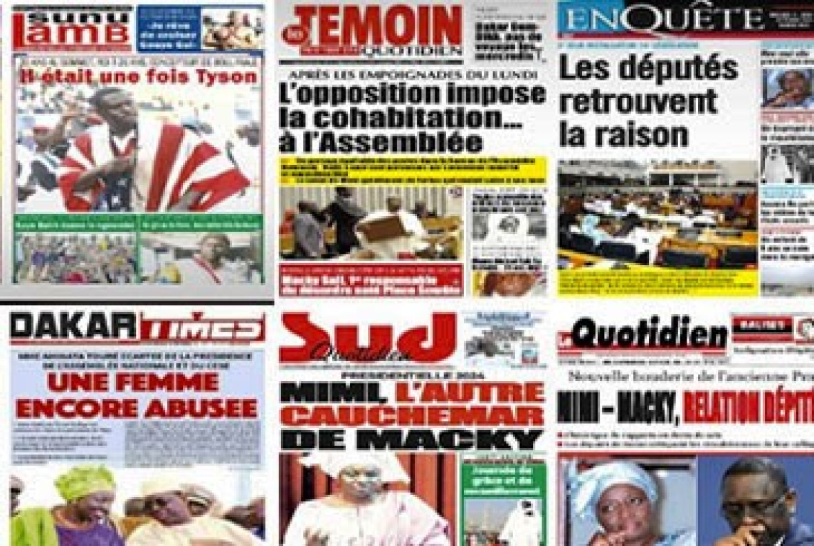 PRESSE-REVUE: Les quotidiens à fond sur le feuilleton judicaire Ousmane ...